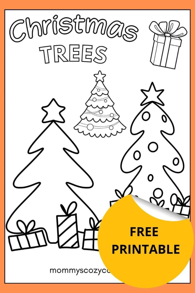 17 Christmas Tree Coloring Pages Printables For Kids