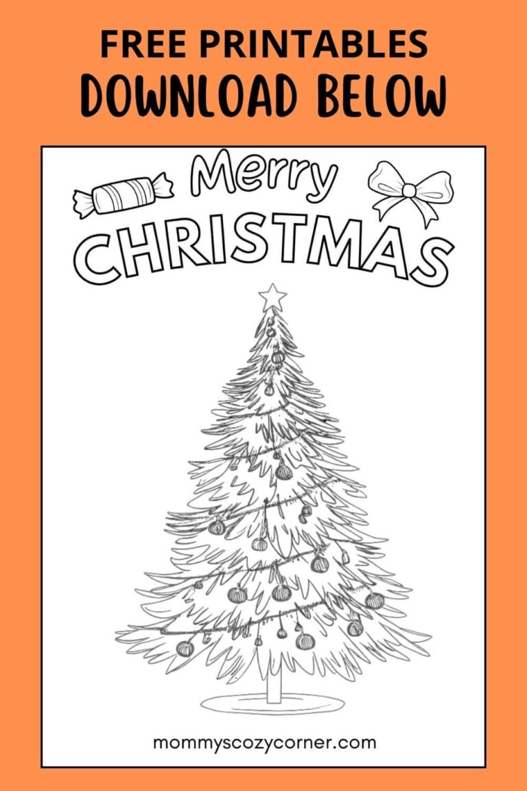 17 Christmas Tree Coloring Pages Printables For Kids