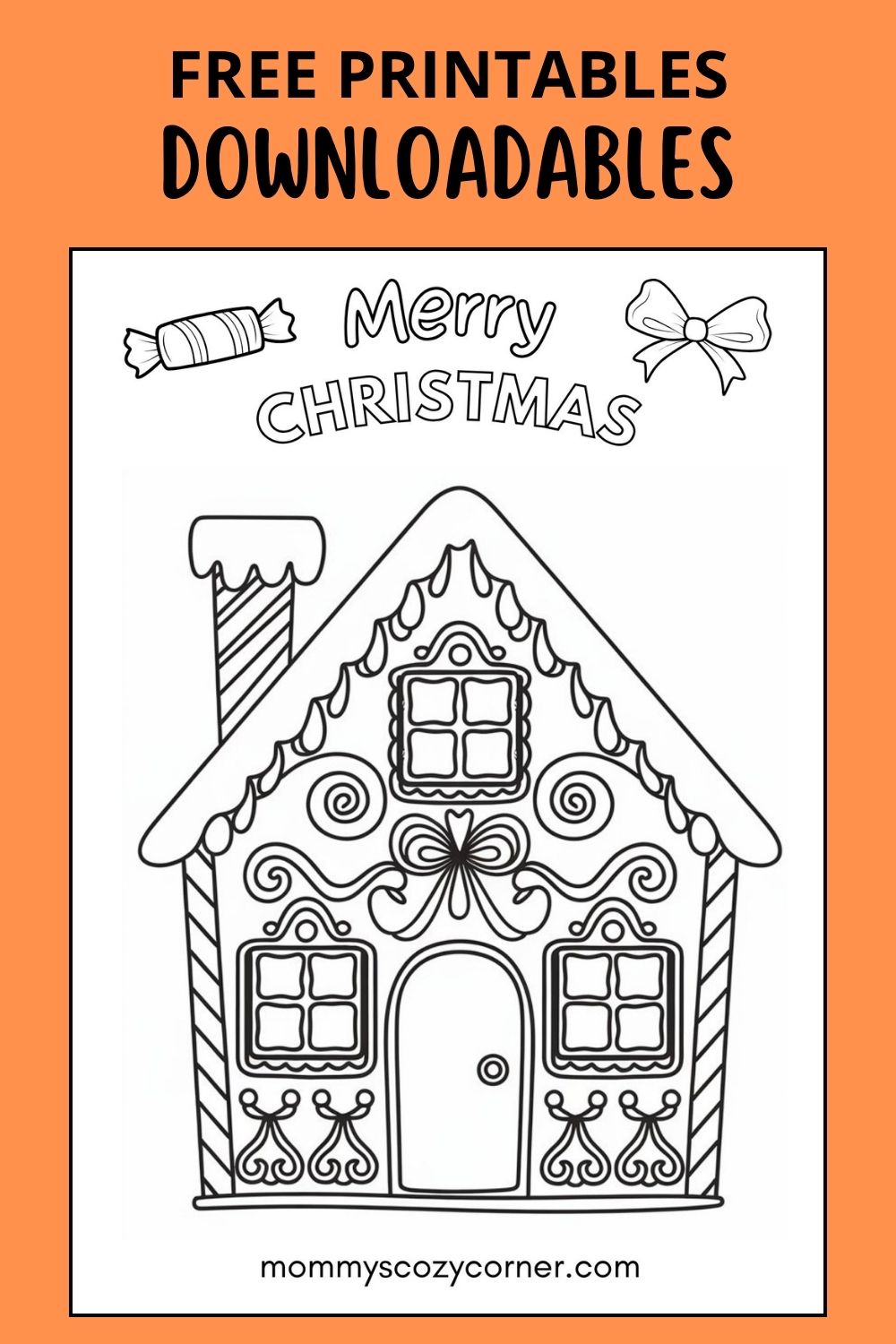 16 Gingerbread Houses Coloring Pages Printables For Kids