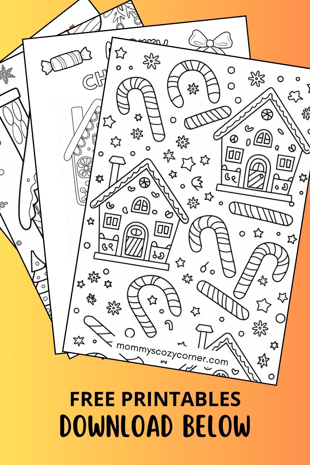16 Gingerbread Houses Coloring Pages Printables For Kids