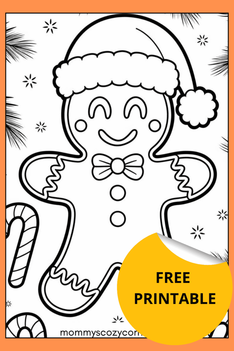 12 Gingerbread Men Coloring Pages Printables For Kids
