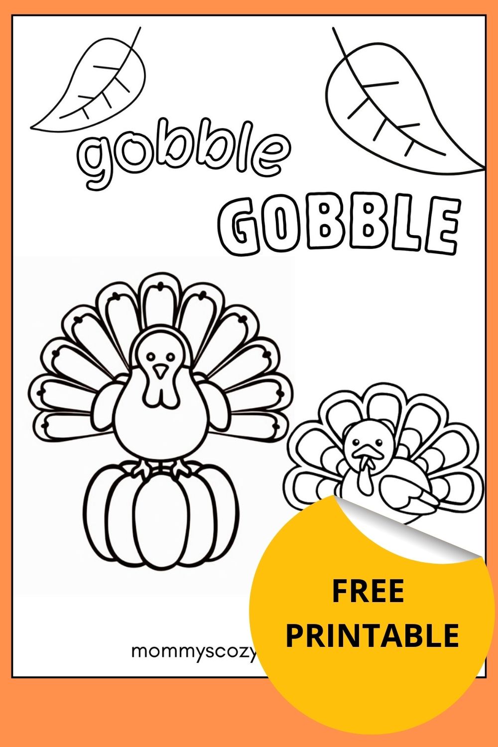 14 Printable Thanksgiving Turkey Coloring Pages For Kids