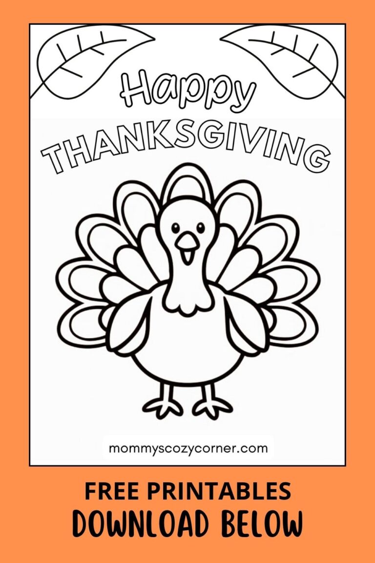 14 Printable Thanksgiving Turkey Coloring Pages For Kids