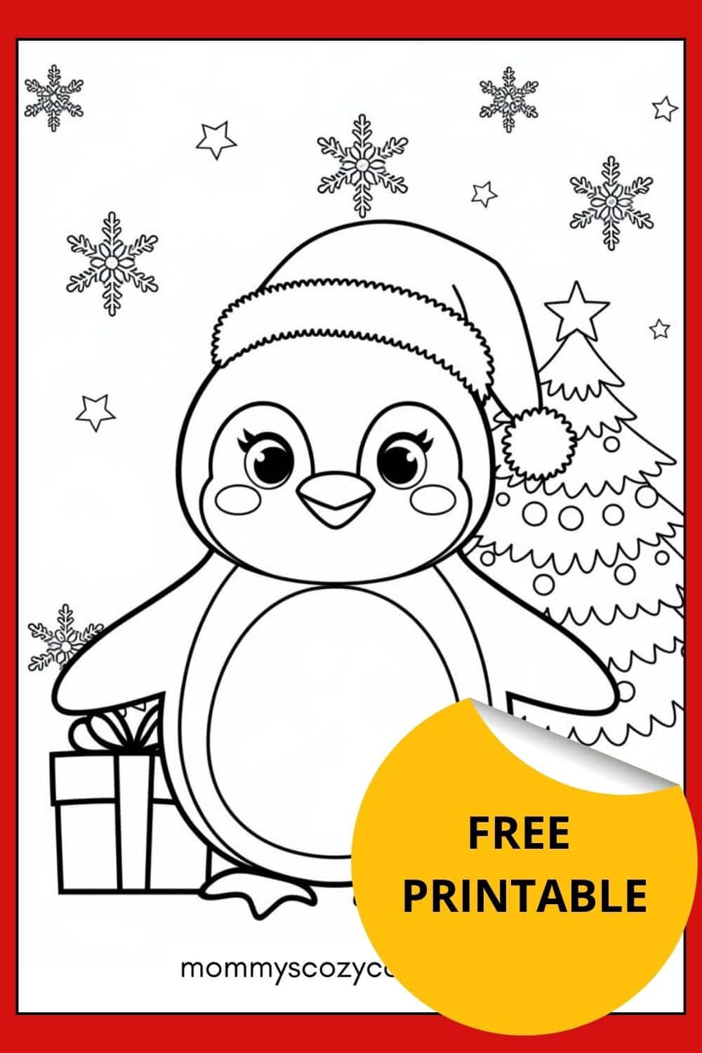 21 Cute Penguin Coloring Pages (Free Printables)