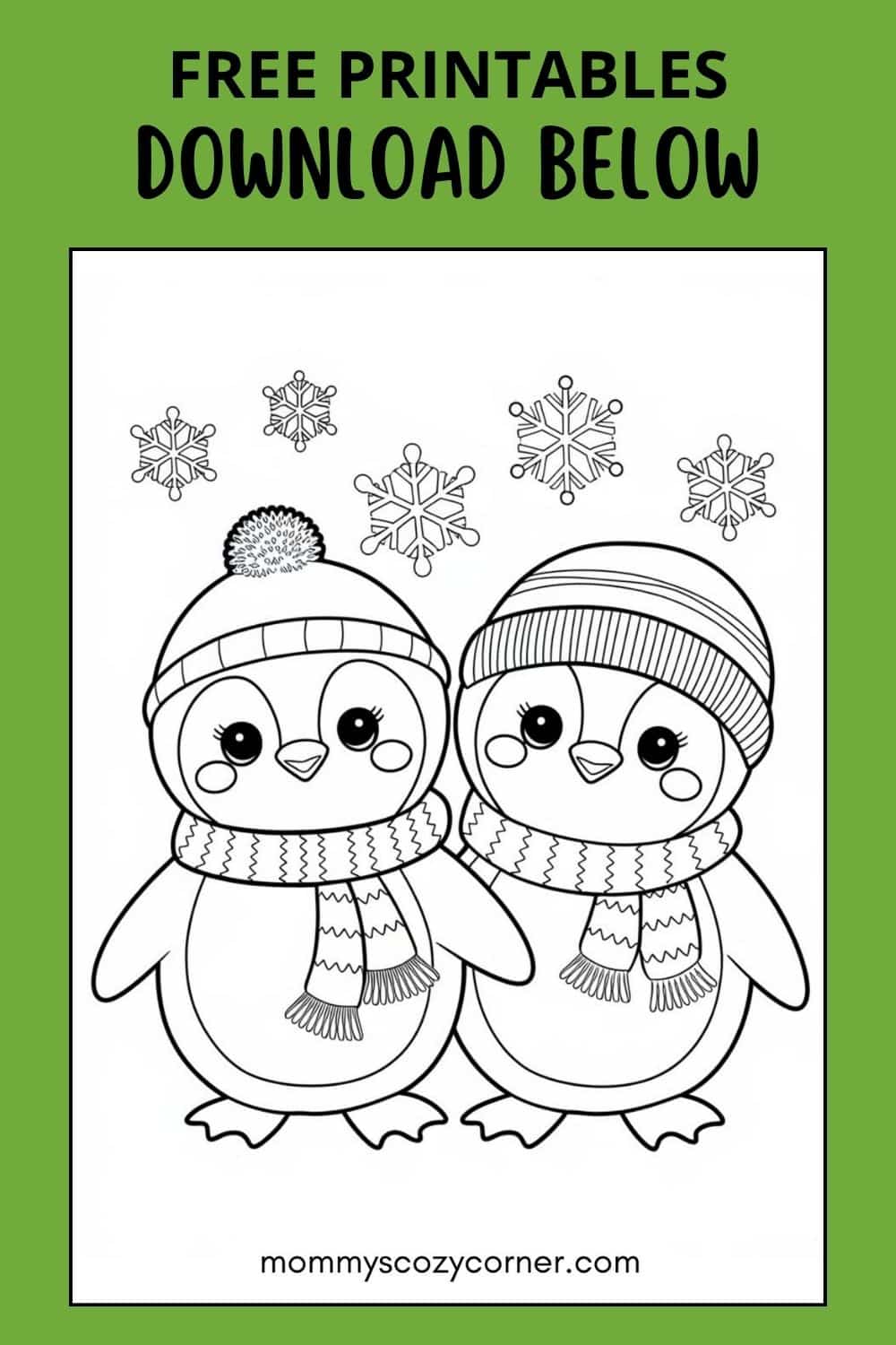 21 Cute Penguin Coloring Pages (Free Printables)