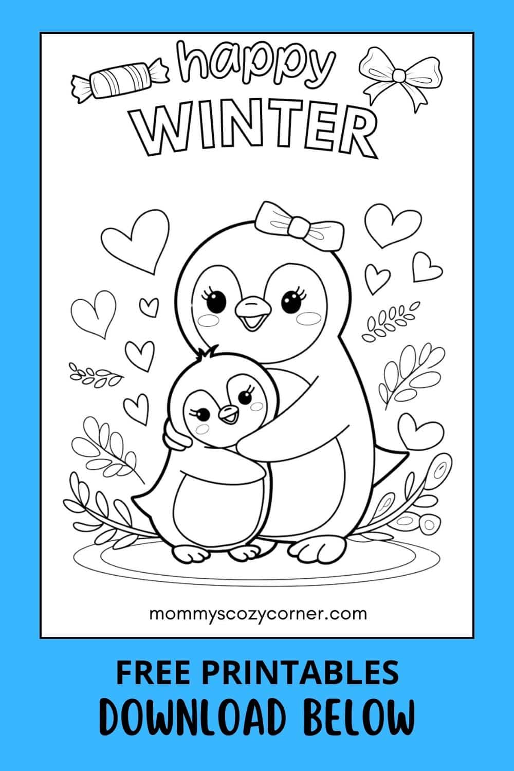 21 Cute Penguin Coloring Pages (Free Printables)