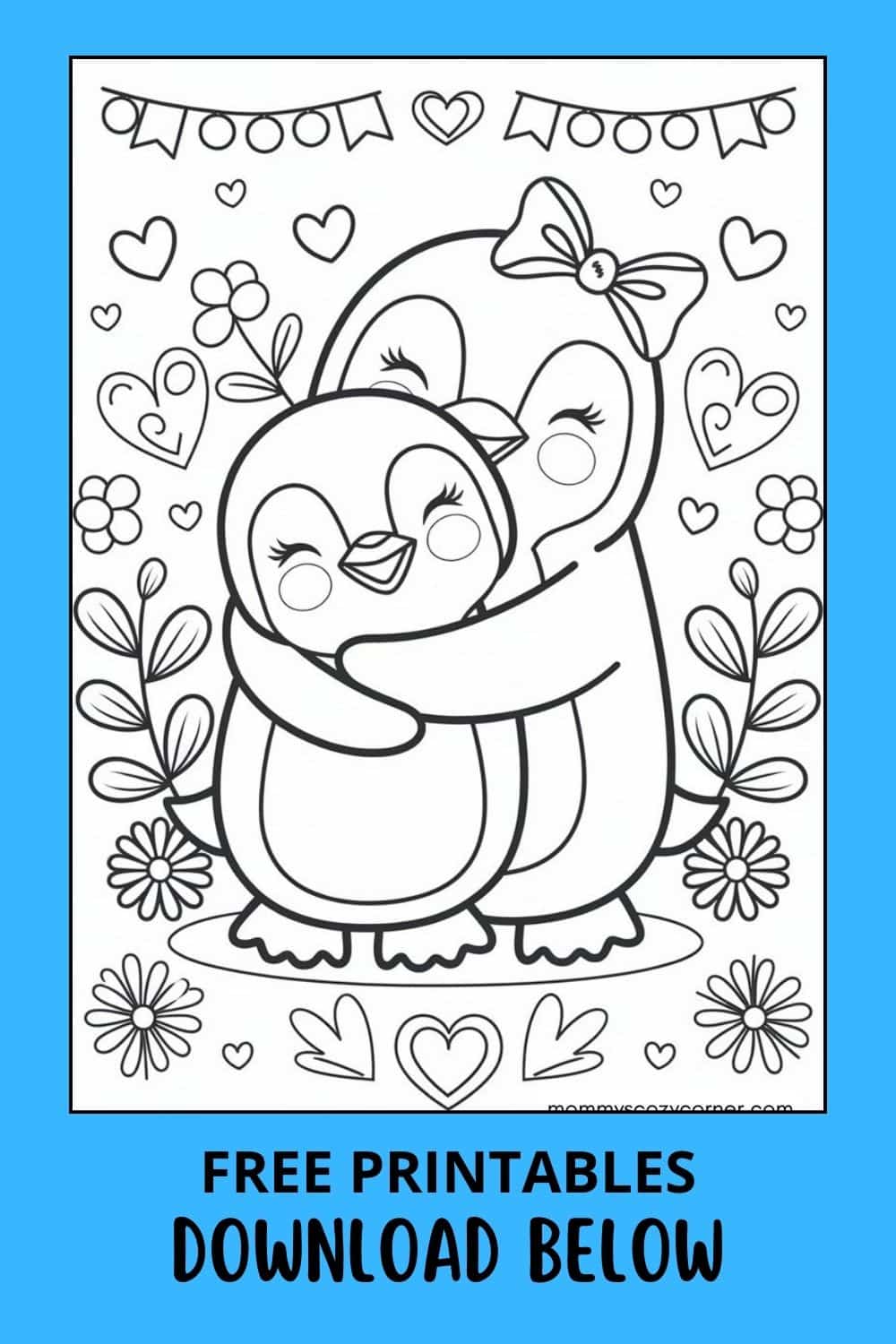21 Cute Penguin Coloring Pages (Free Printables)