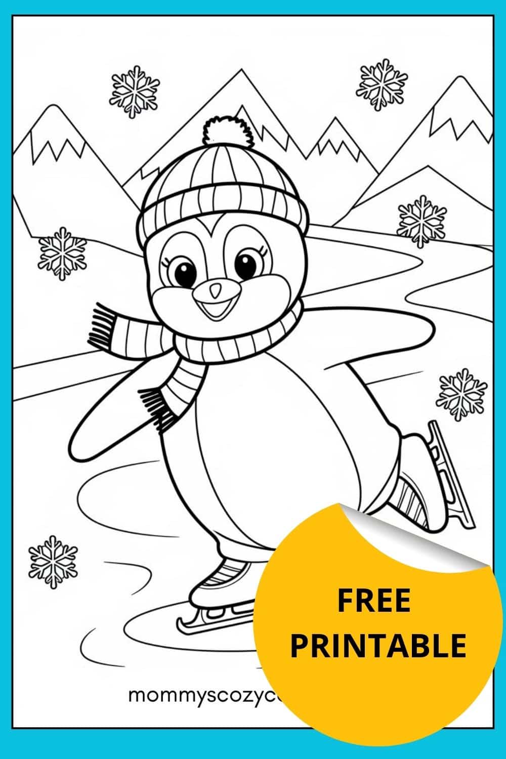 21 Cute Penguin Coloring Pages (Free Printables)