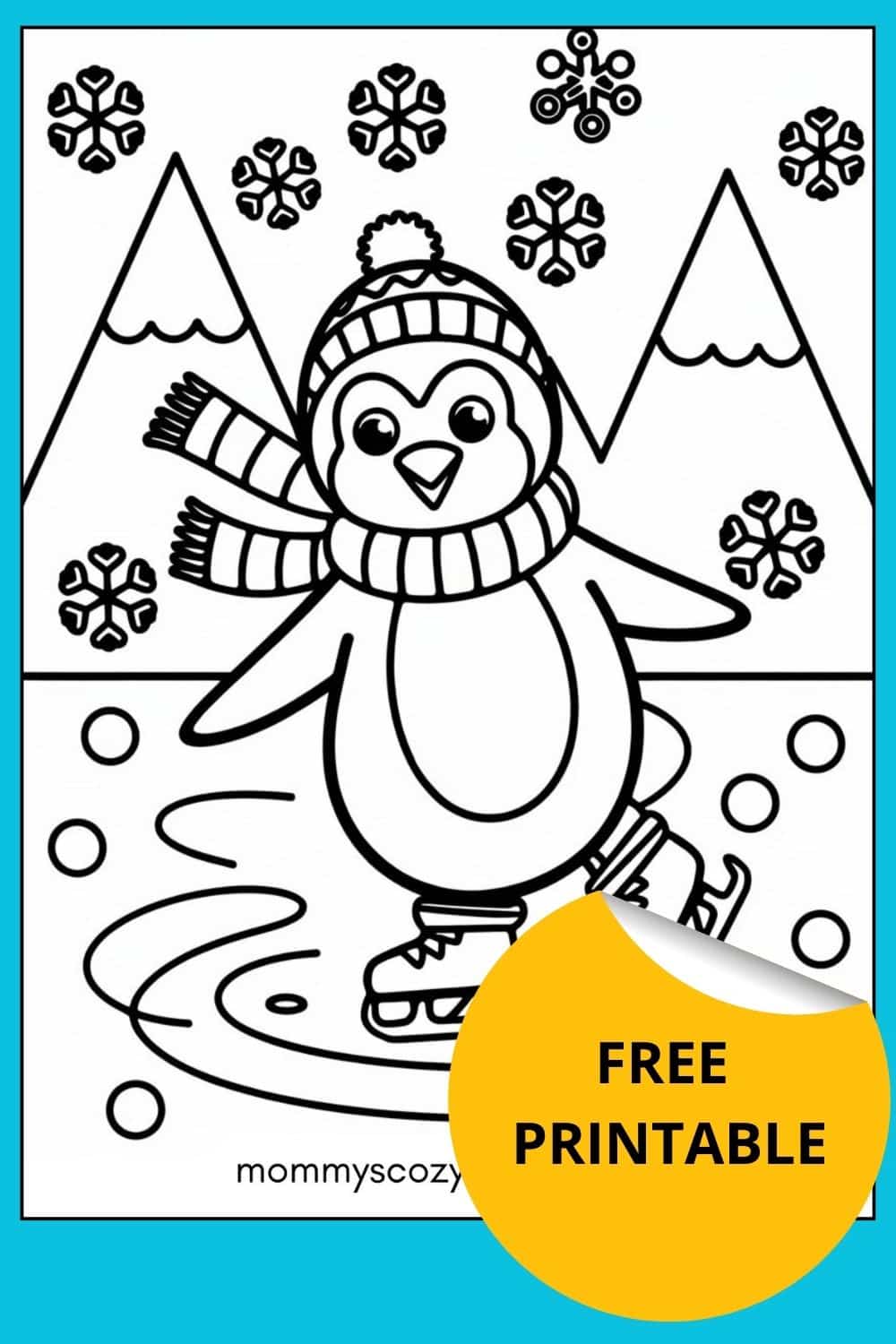 21 Cute Penguin Coloring Pages (Free Printables)