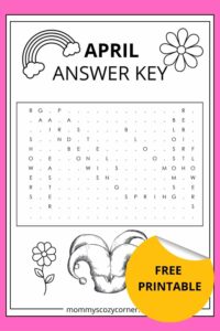 7 Free Printable April Activities for Kids