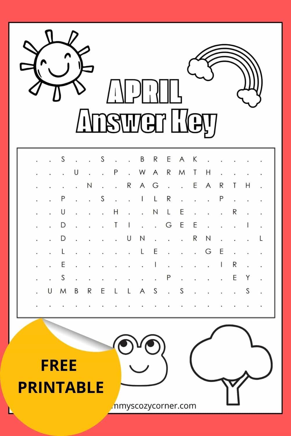 23 Free Spring Word Search Printables For Kids