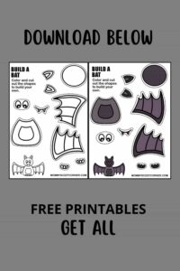 2 Build Your Own Bat Halloween Activities For Kids