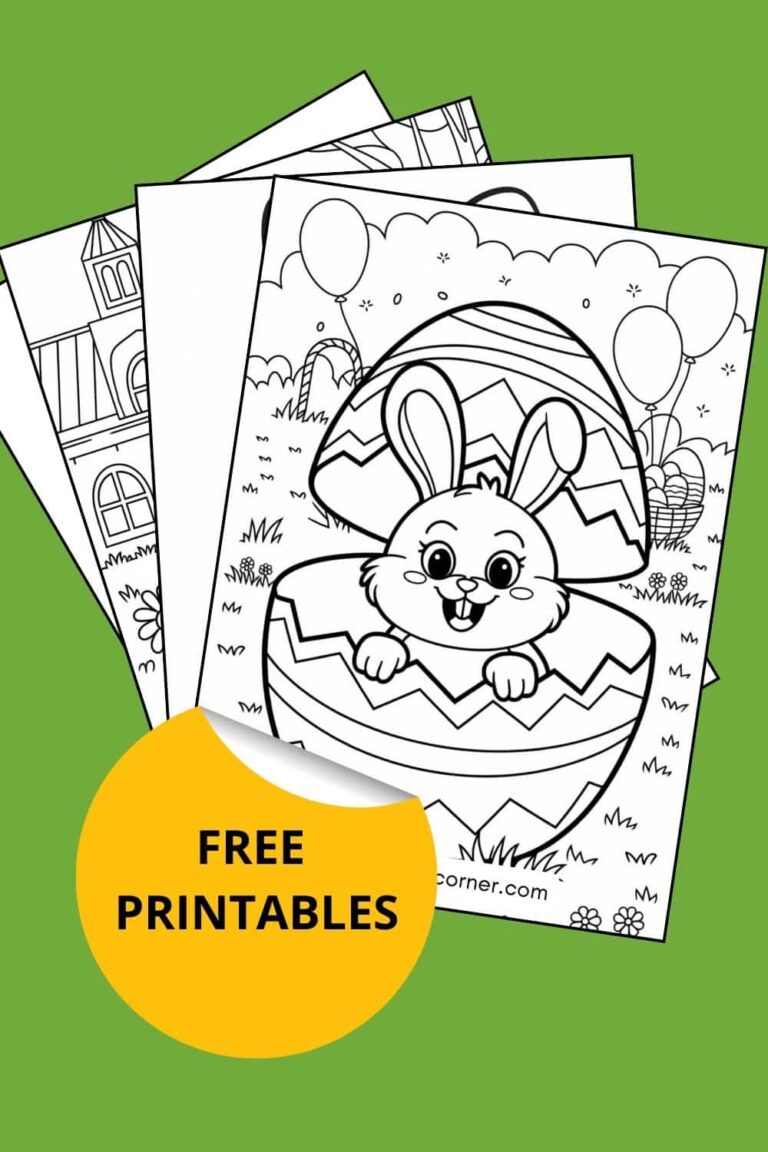 15 Easter Bunny Coloring Pages - Free Printables For Kids