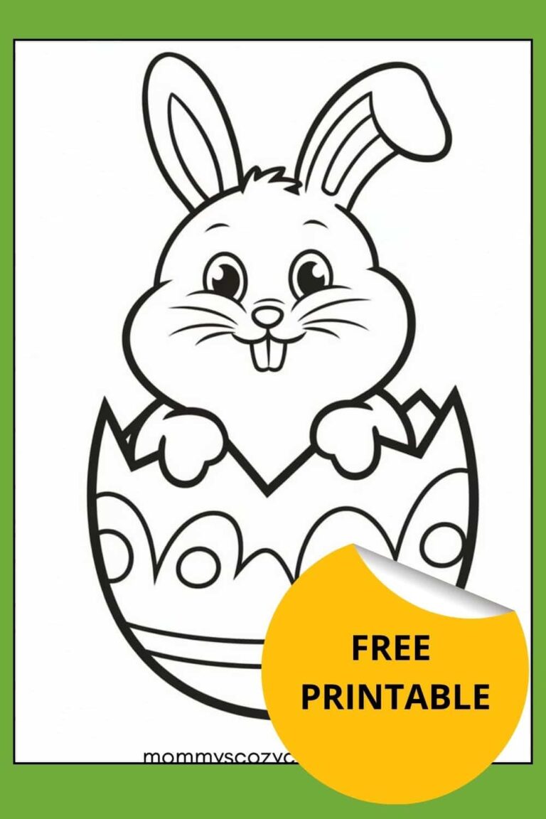 15 Easter Bunny Coloring Pages - Free Printables For Kids