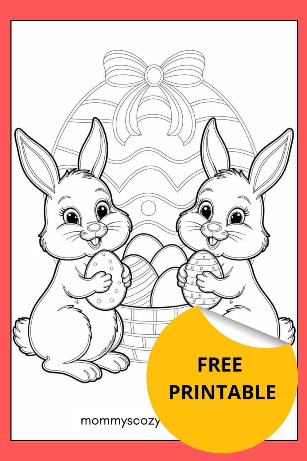 15 Easter Bunny Coloring Pages - Free Printables For Kids