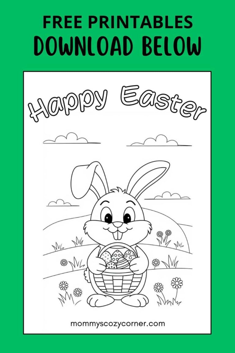 15 Easter Bunny Coloring Pages - Free Printables For Kids