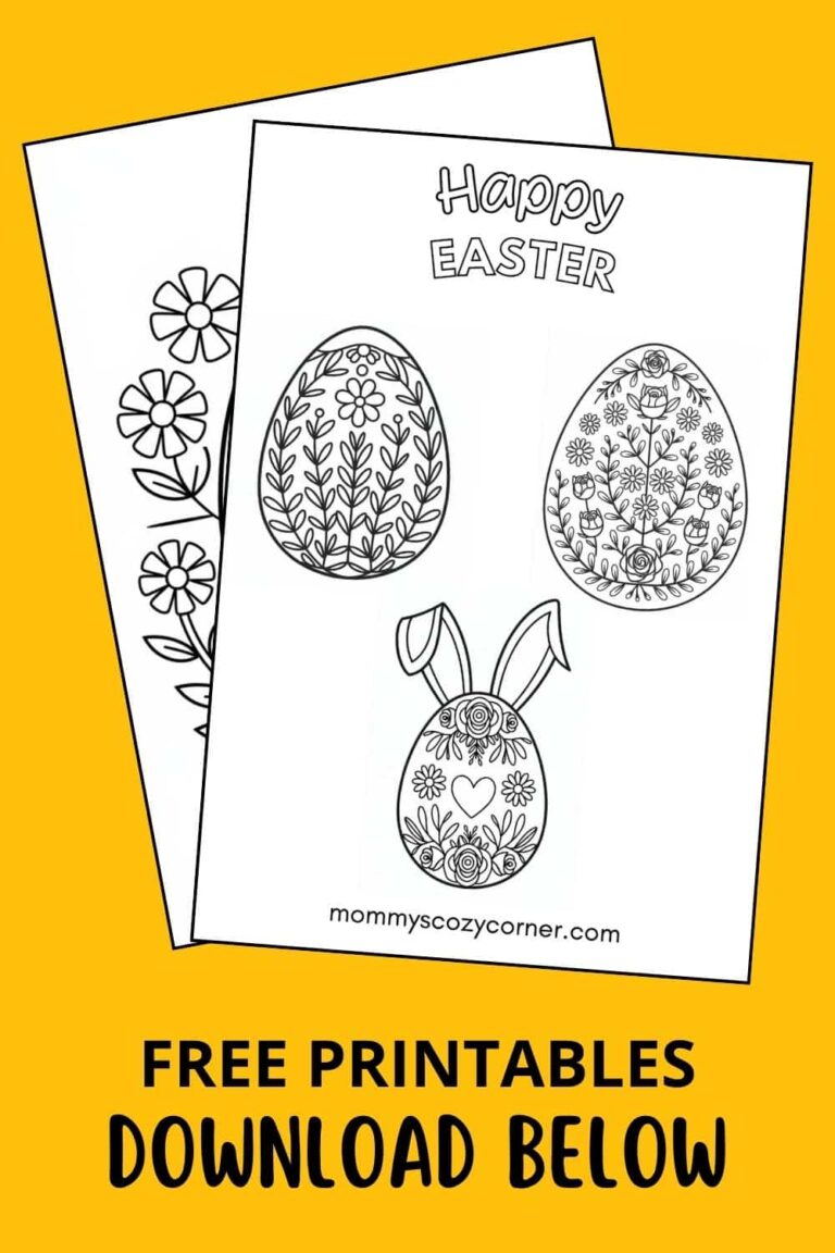 26 Easter Egg Coloring Pages - Free Printables For Kids