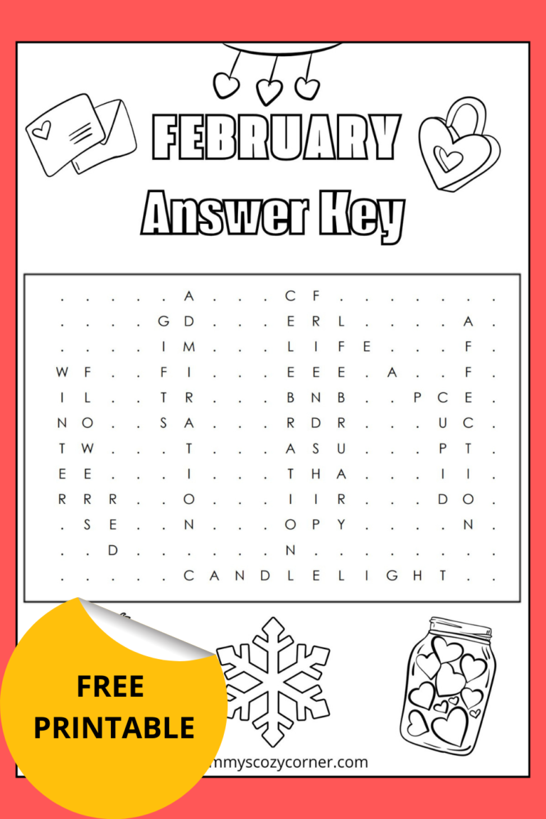 2 February Word Search Printables And Coloring Pages