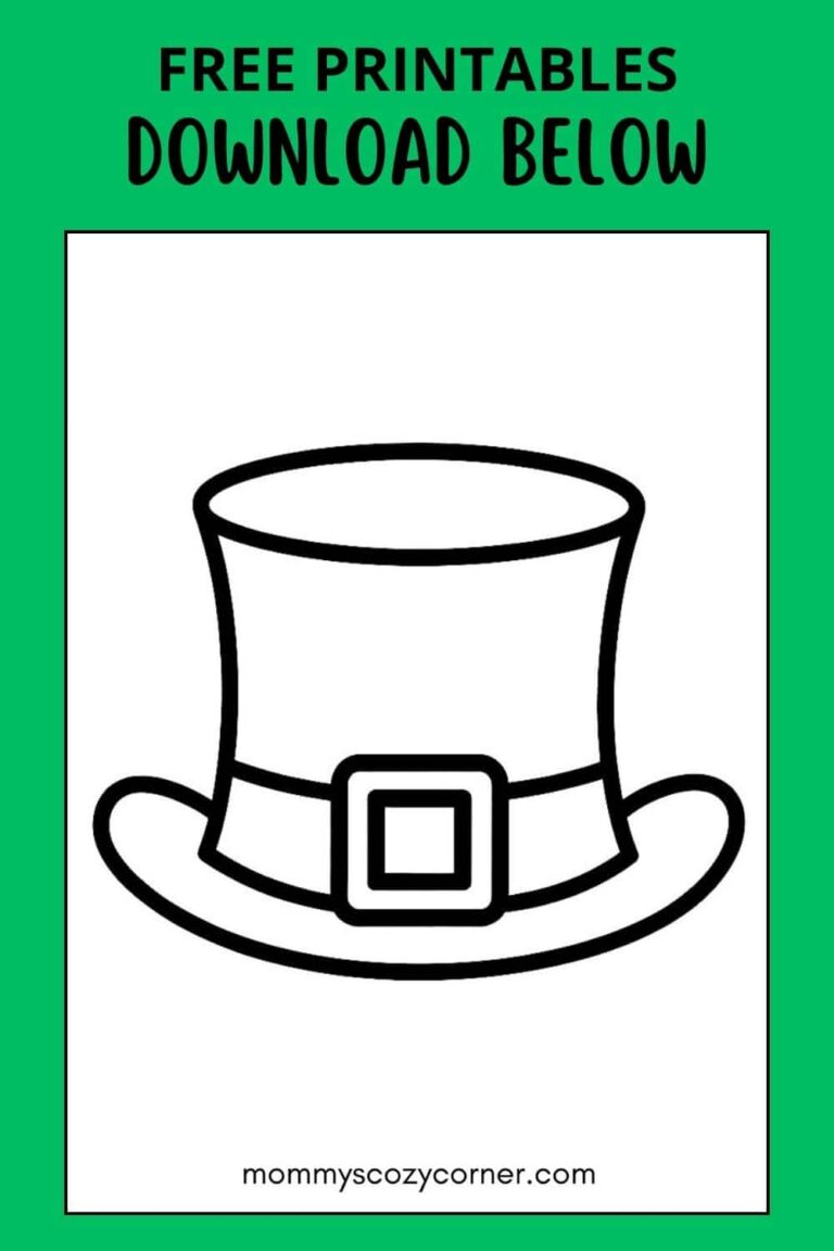 2 Leprechaun Hat Templates For Your Kids