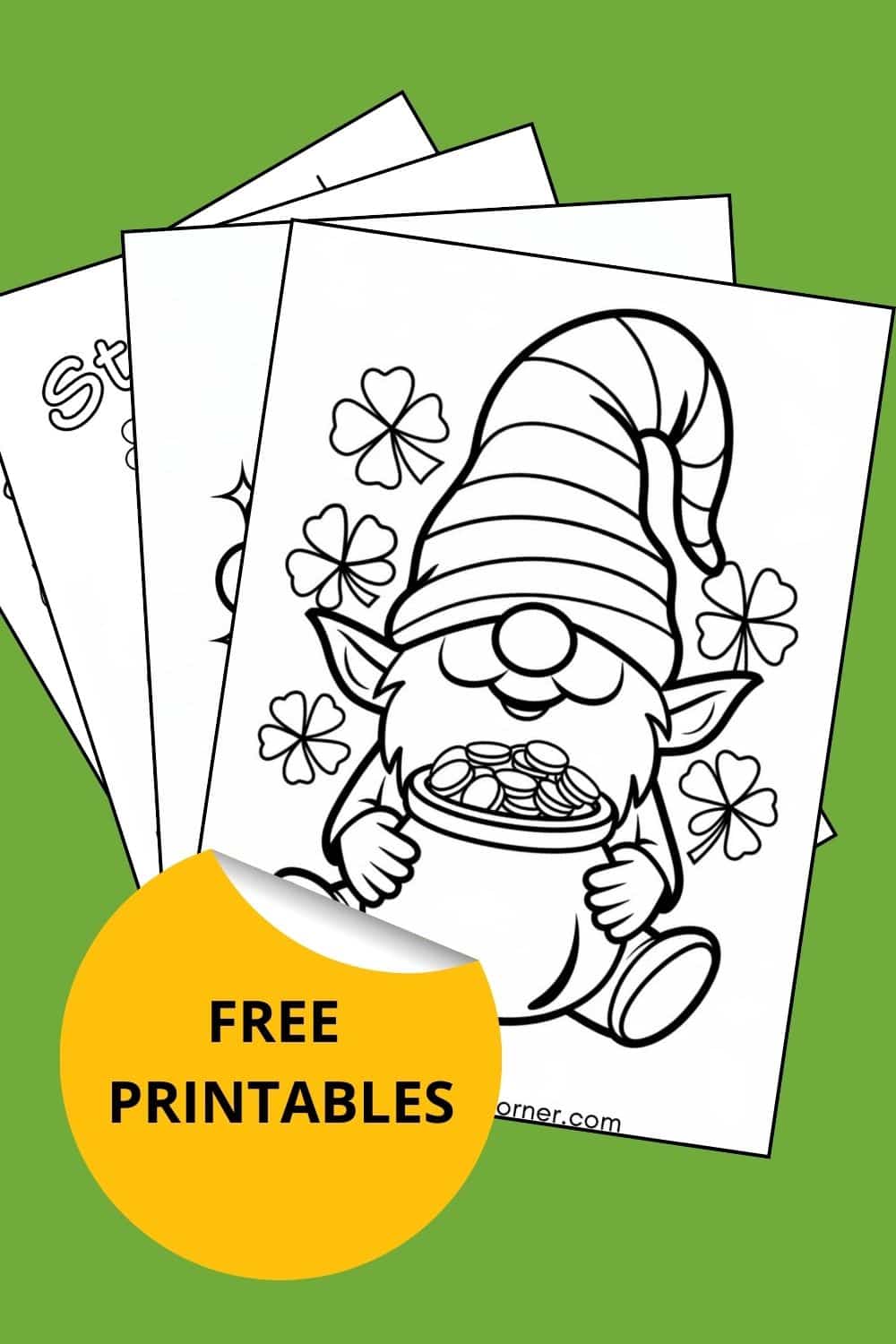 st patrick's day coloring pages for toddlers Free printable st patricks ...