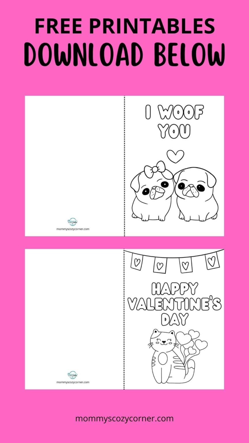 17 Valentine's Day Card Coloring Pages - Free Printables For Kids