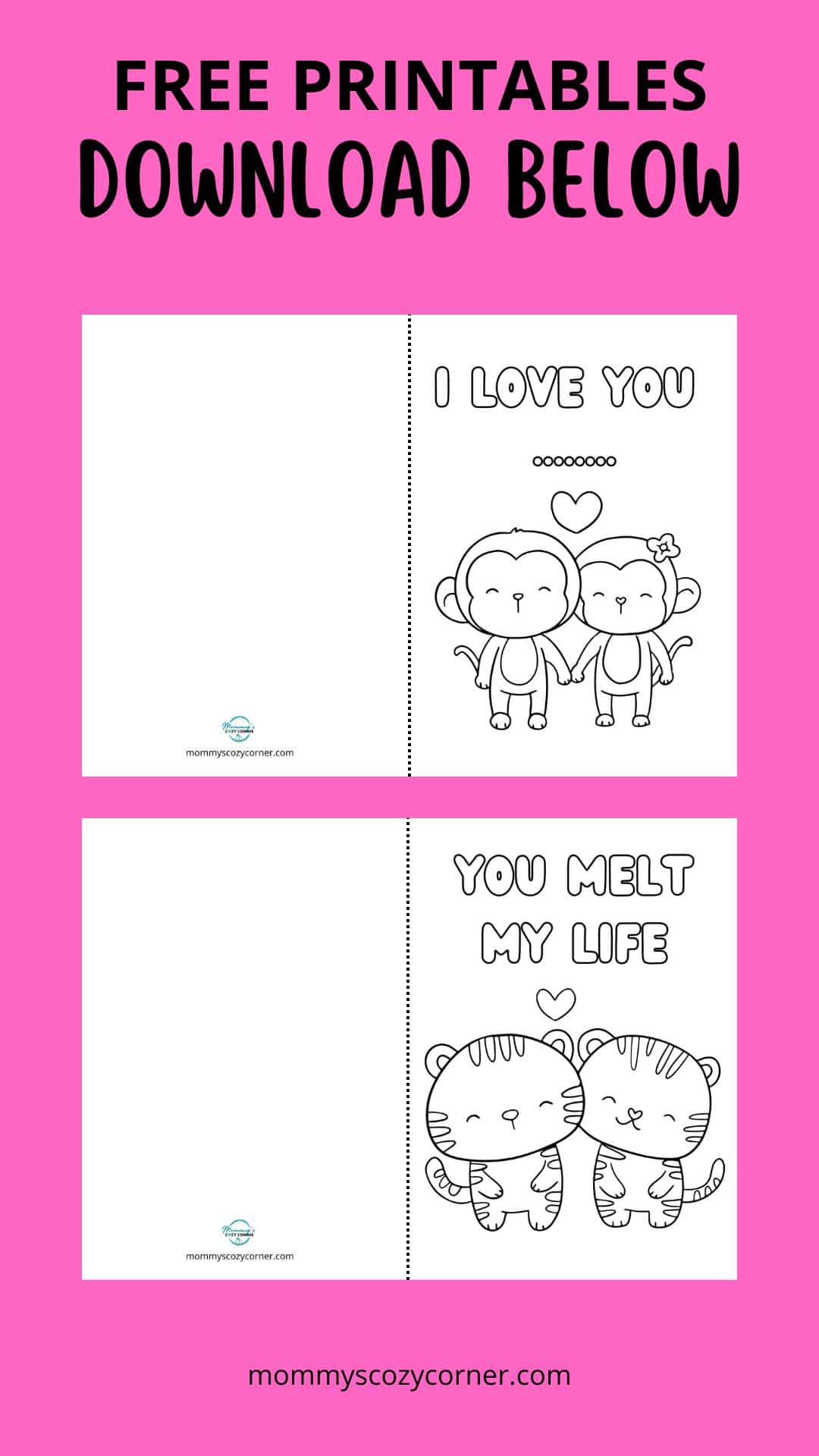 17 Valentine's Day Card Coloring Pages - Free Printables For Kids