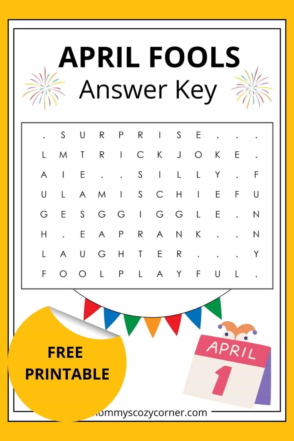 7 Free Printable April Activities for Kids