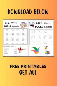 3 Free April Fools Word Search Printables With Answer Keys