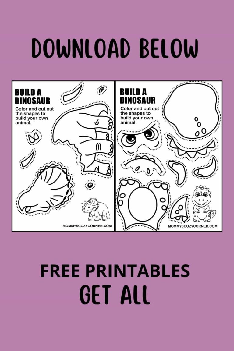 30 Free Printable Dinosaur Activities for Kids