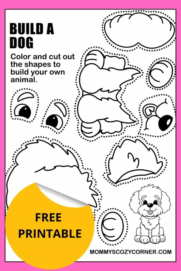 12 Build Your Own Animal Craft Printables