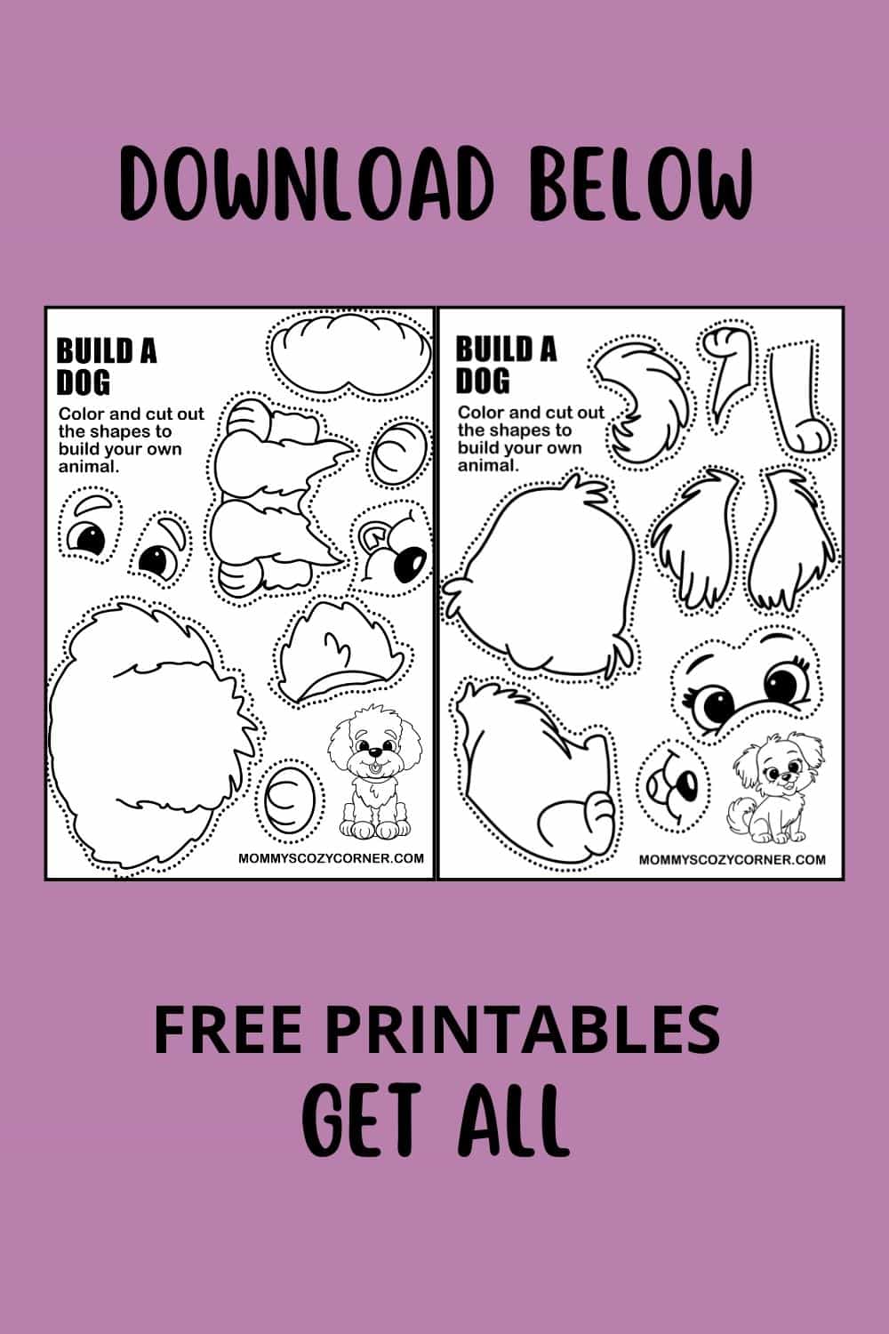 2 Build Your Own Dog Craft Printables