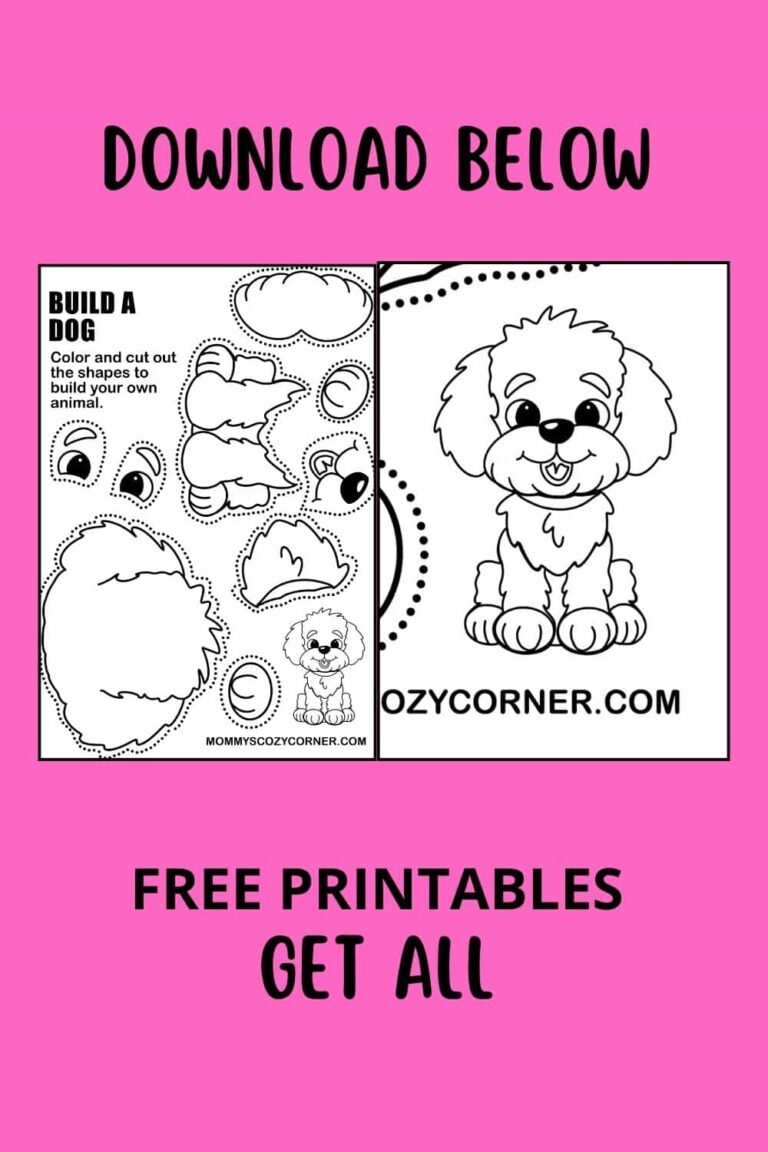 2 Build Your Own Dog Craft Printables
