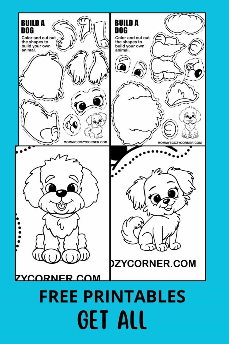 2 Build Your Own Dog Craft Printables