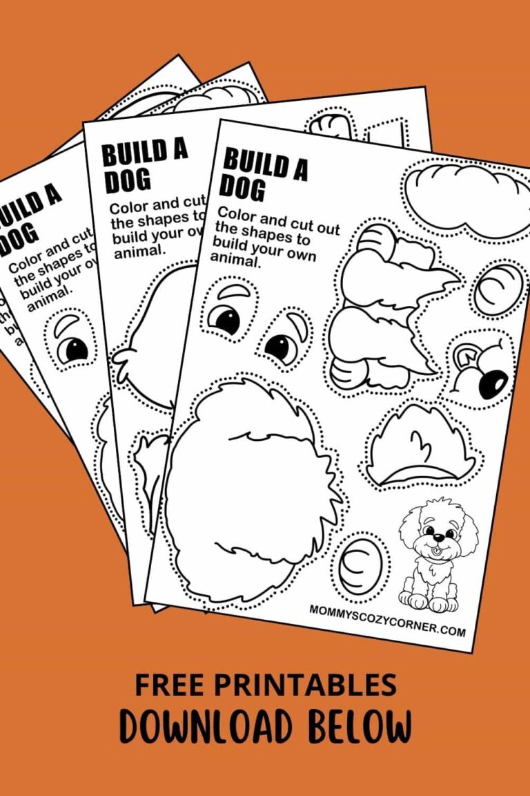 2 Build Your Own Dog Craft Printables