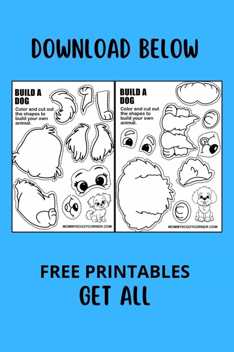 2 Build Your Own Dog Craft Printables