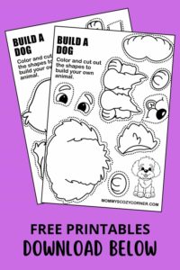 2 Build Your Own Dog Craft Printables