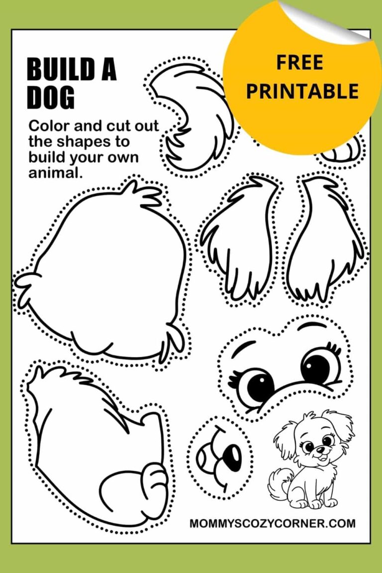 12 Build Your Own Animal Craft Printables