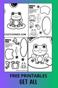 2 Build Your Own Frog Craft Activity Printables