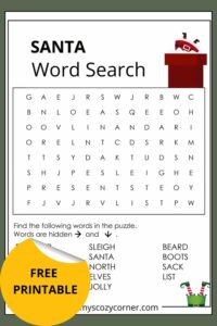 16 Christmas Word Search Printables For Kids
