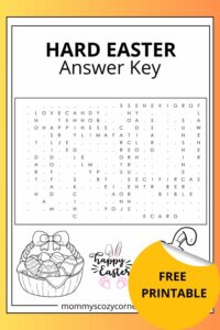 9 Free And Fun Easter Word Search With Answer Keys Printables For Kids