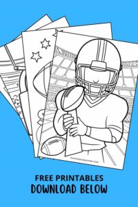 13 Free Superbowl Coloring Pages Printables
