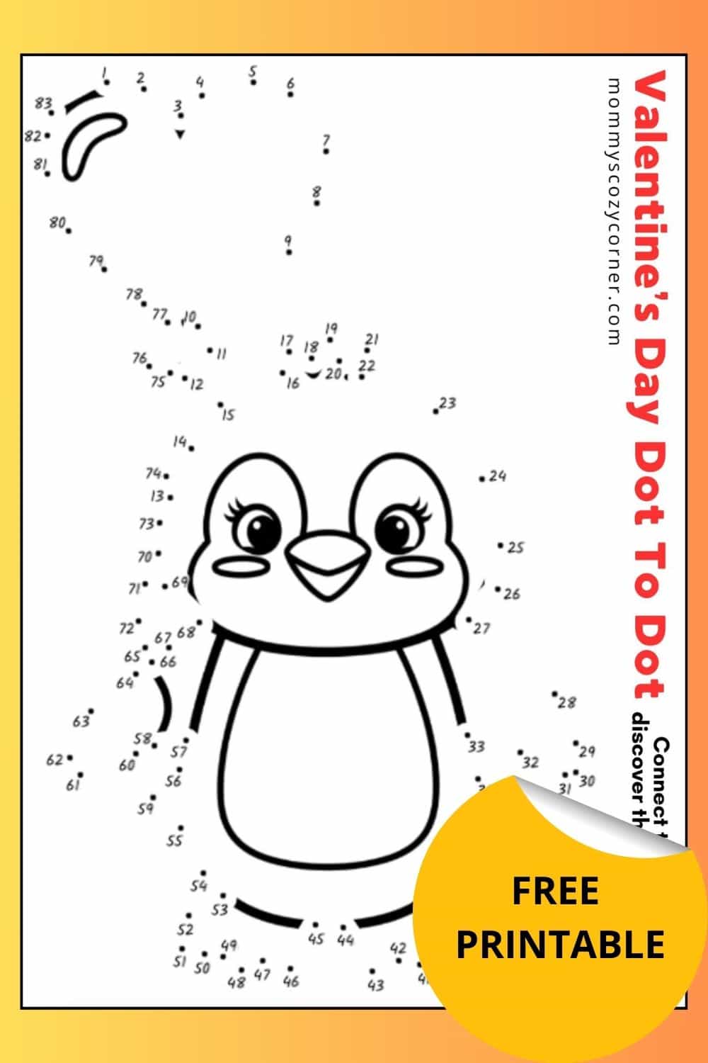 2 Valentine's Day Connect The Dots Printables For Kids