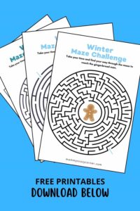 4 Free Winter Maze Printable Games To Print At Home