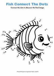 2 Fish Connect the Dots For Kids
