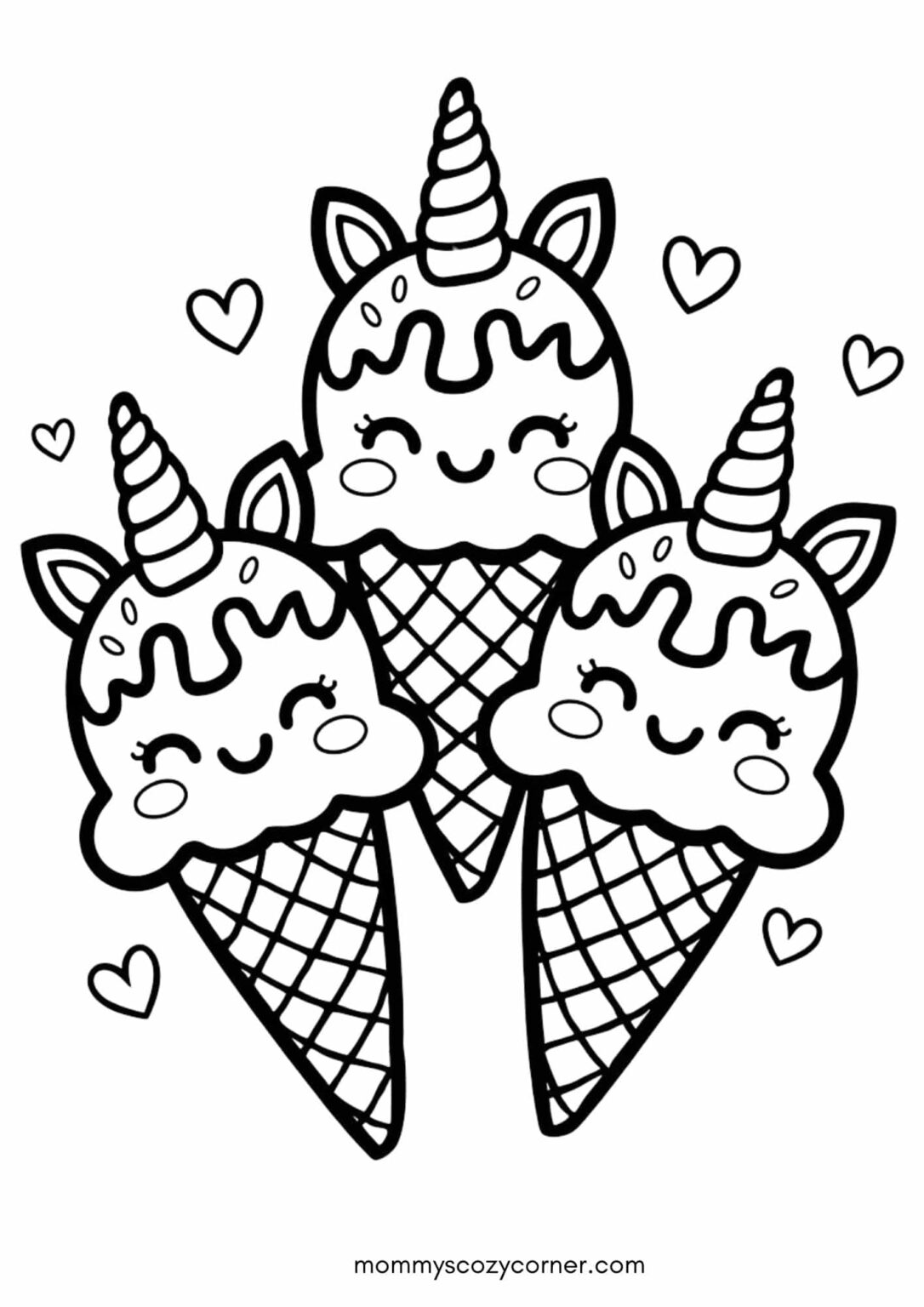 27 Cute And Fun Ice Cream Coloring Pages For Kids