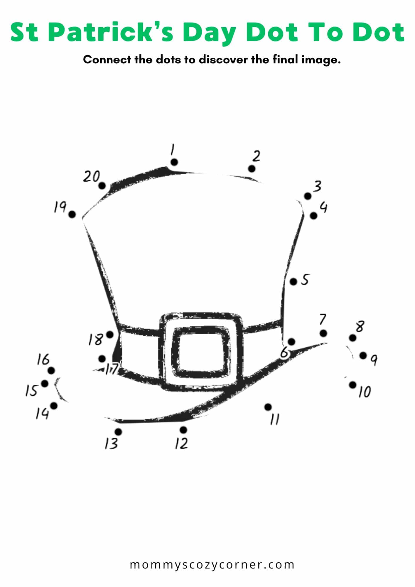 11 St Patrick's Day Connect The Dots Activities For Kids