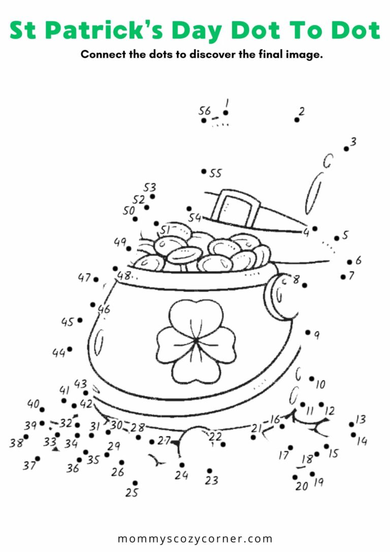 11 St Patrick's Day Connect The Dots Activities For Kids