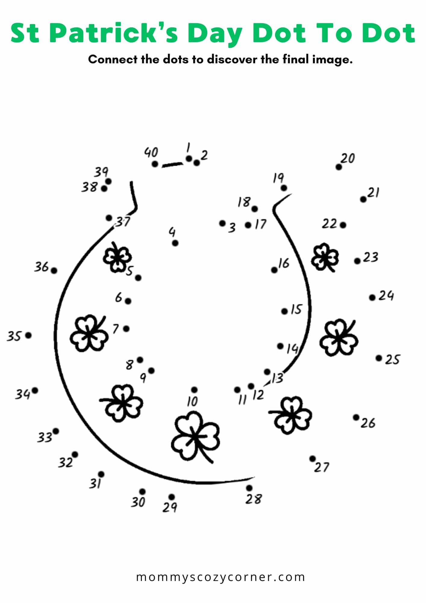 11 St Patrick's Day Connect The Dots Activities For Kids