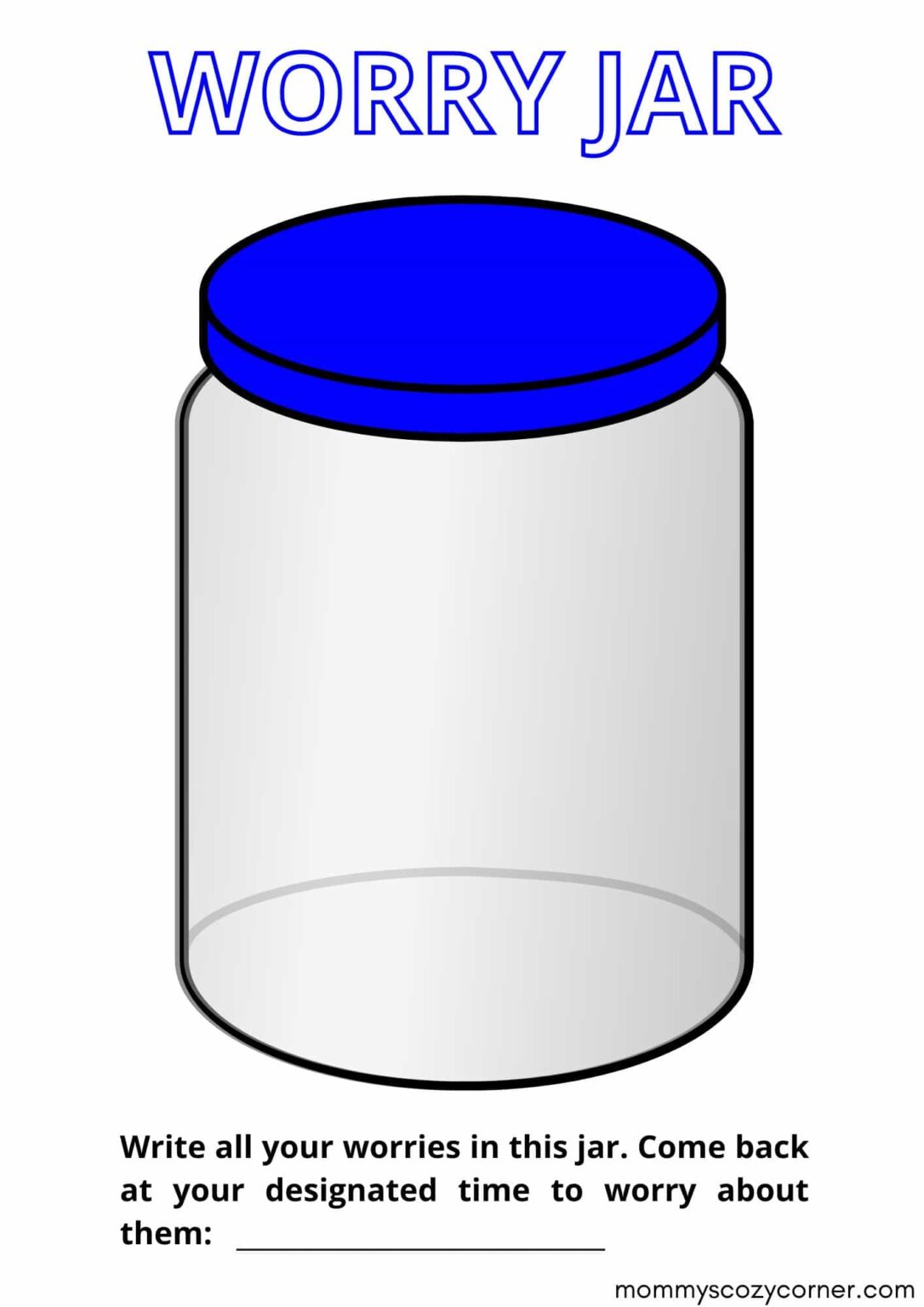 10 Worry Jar Printables