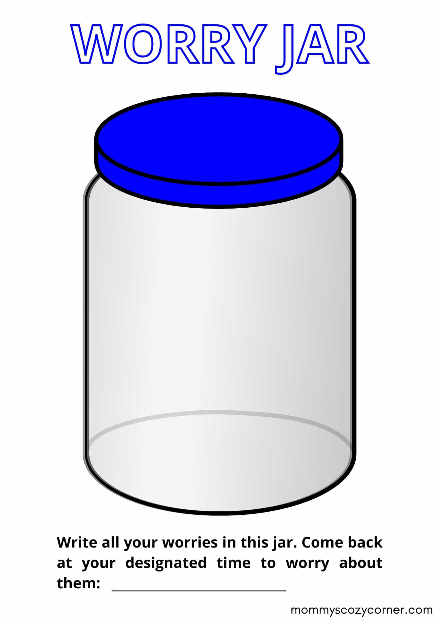 10 Worry Jar Printables